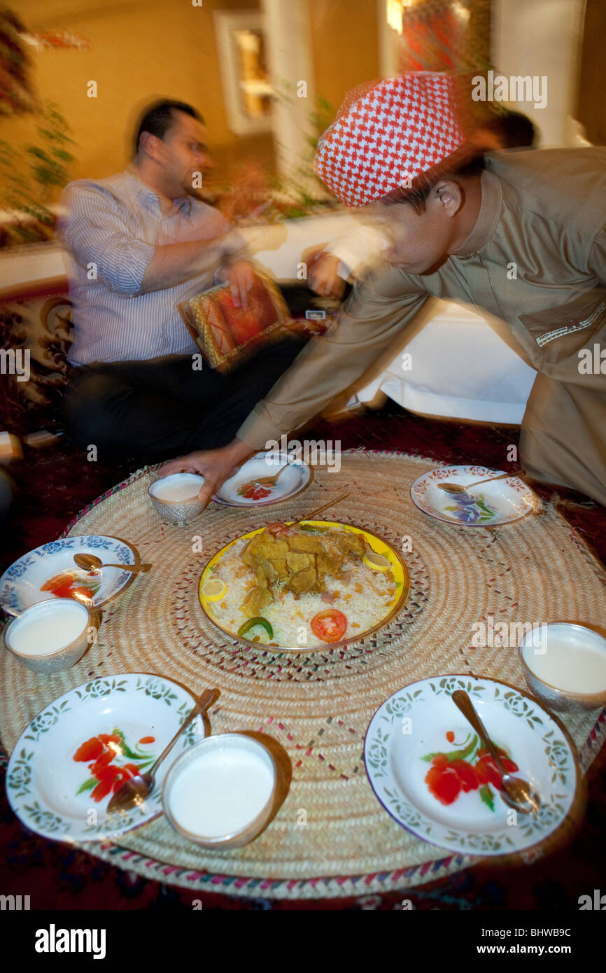 Traditional Saudi Arabian restaurant Riyadh Arabia Stock Photo - Alamy