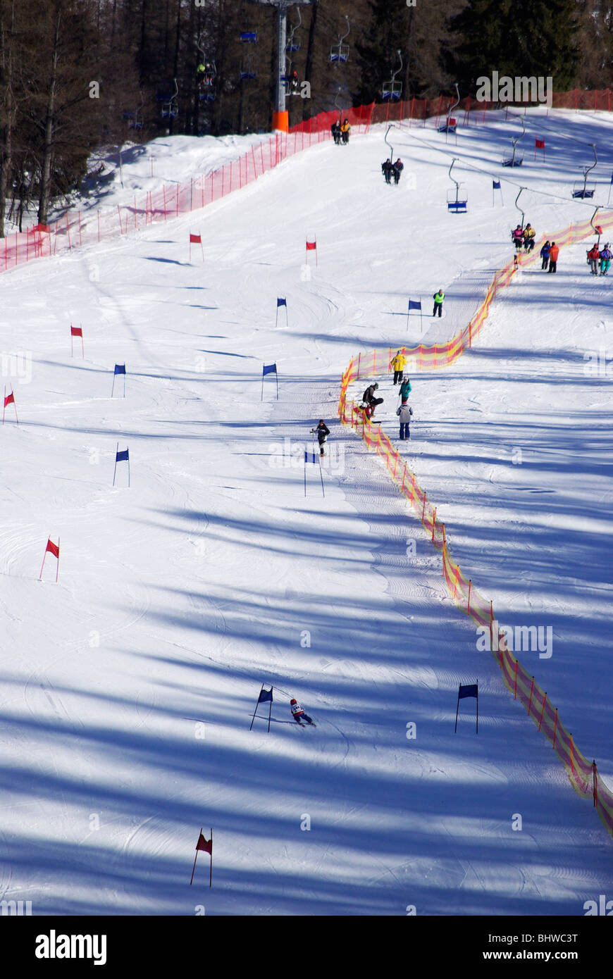ski race children Stock Photo - Alamy
