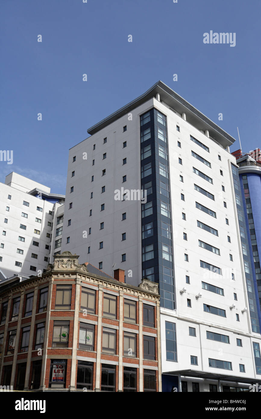Landmark Place modern block of flats and Office block in Cardiff City ...