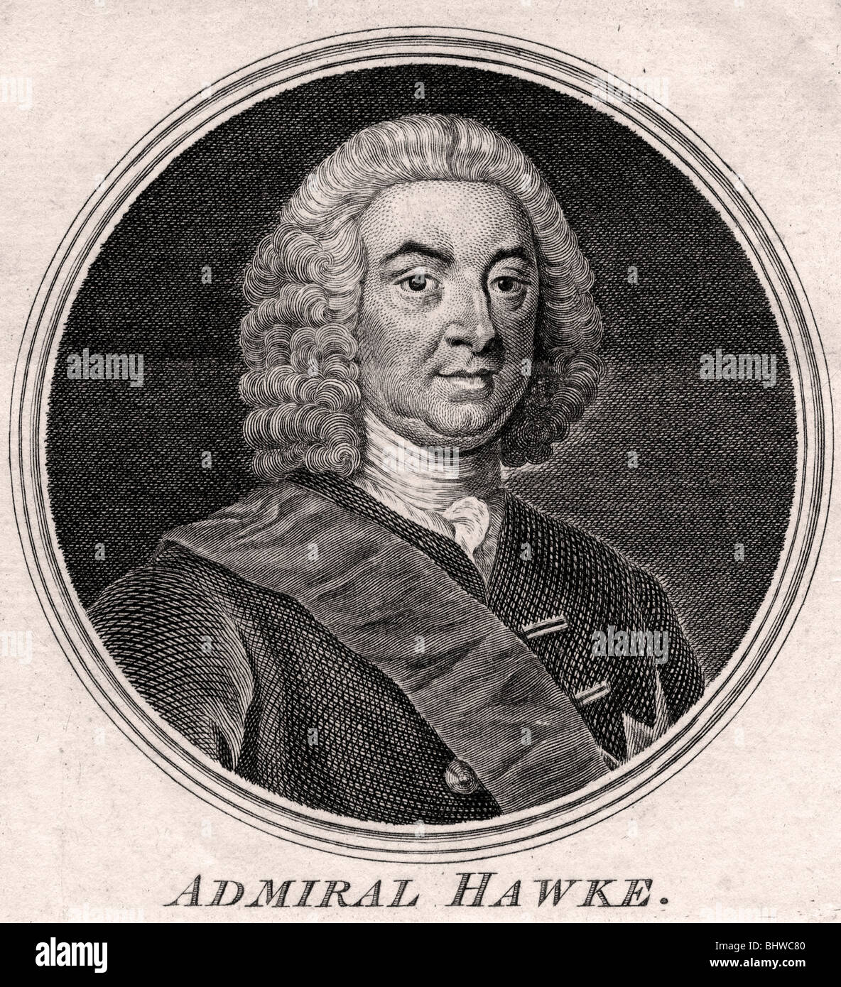 ADMIRAL OF THE FLEET EDWARD HAWKE - British naval officer (1705-1781 ...