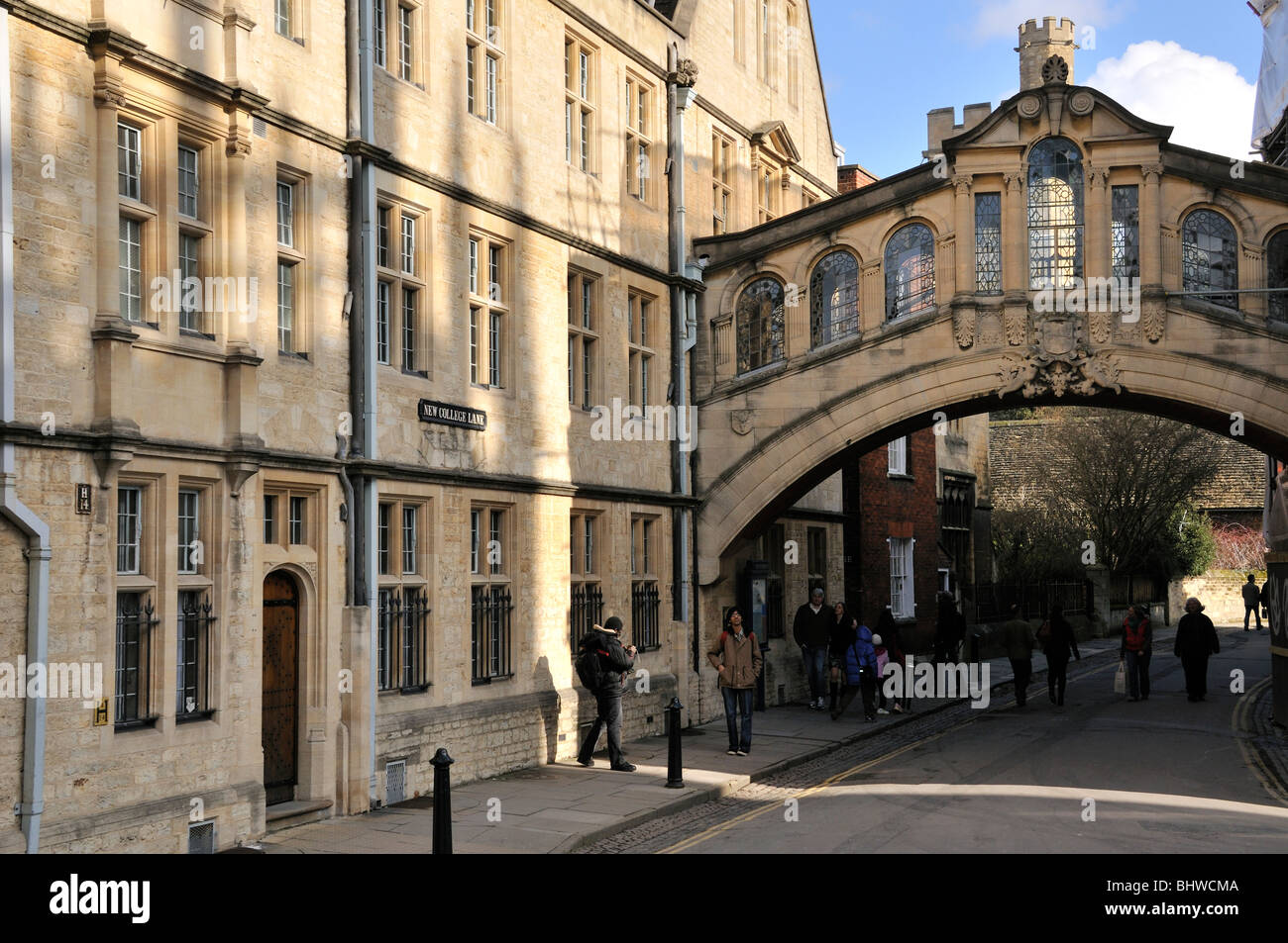 Hertford Bridge, often known as the Bridge of Sighs, New College Lane ...
