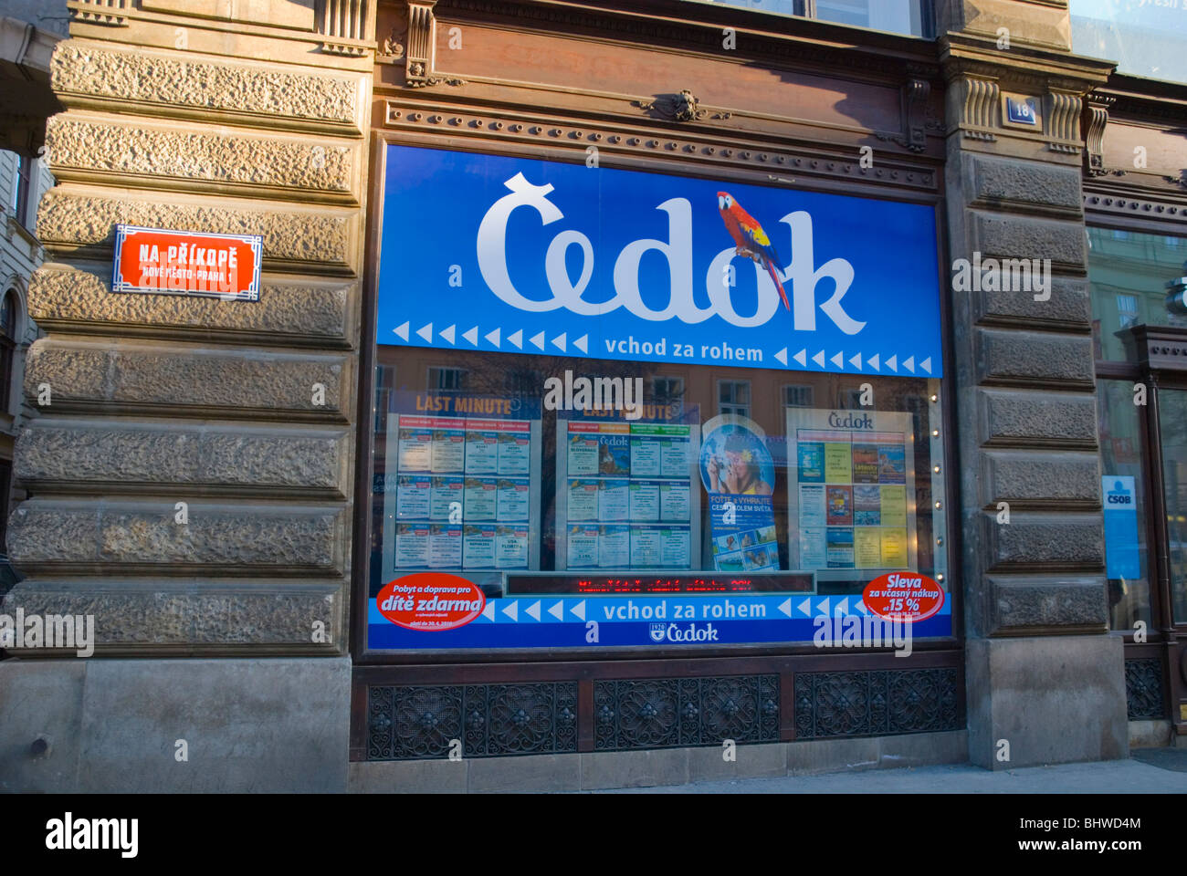 Cedok Czech travel agency Na Prikope New Town Prague Czech Republic ...
