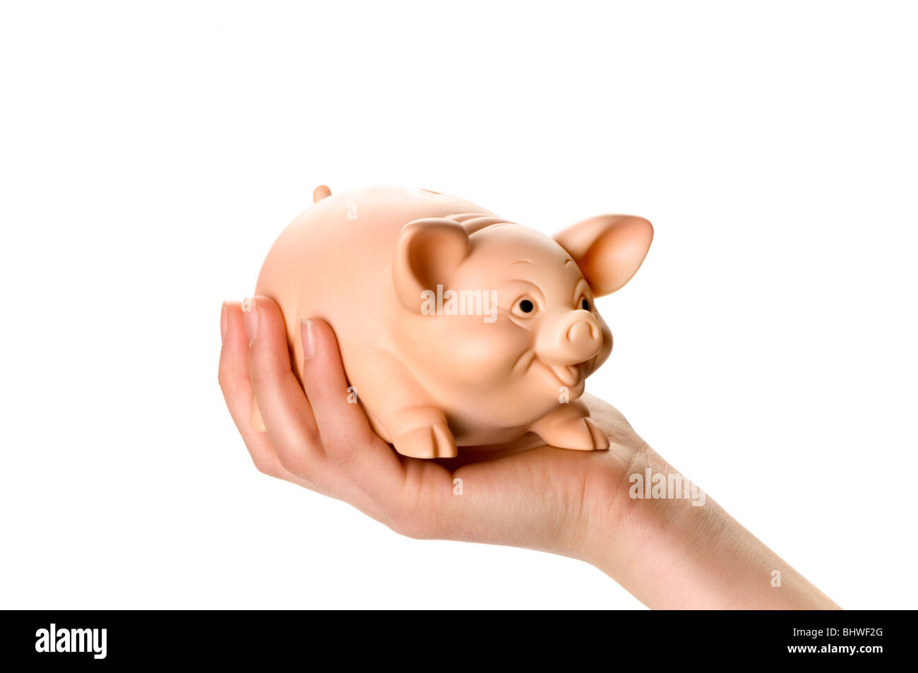 Hand and fingers on face Cut Out Stock Images & Pictures - Alamy