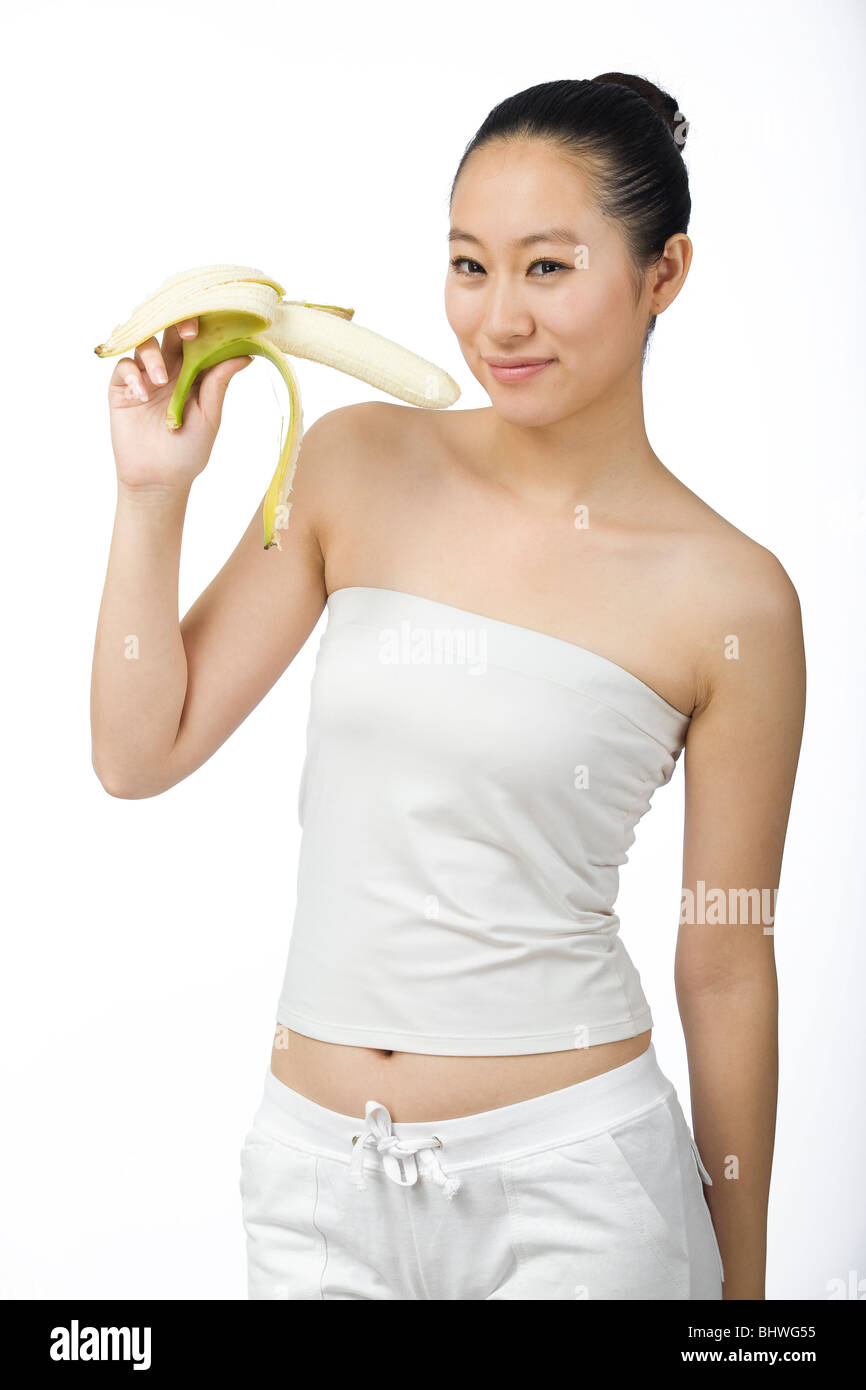 Woman in leisure time Stock Photo - Alamy