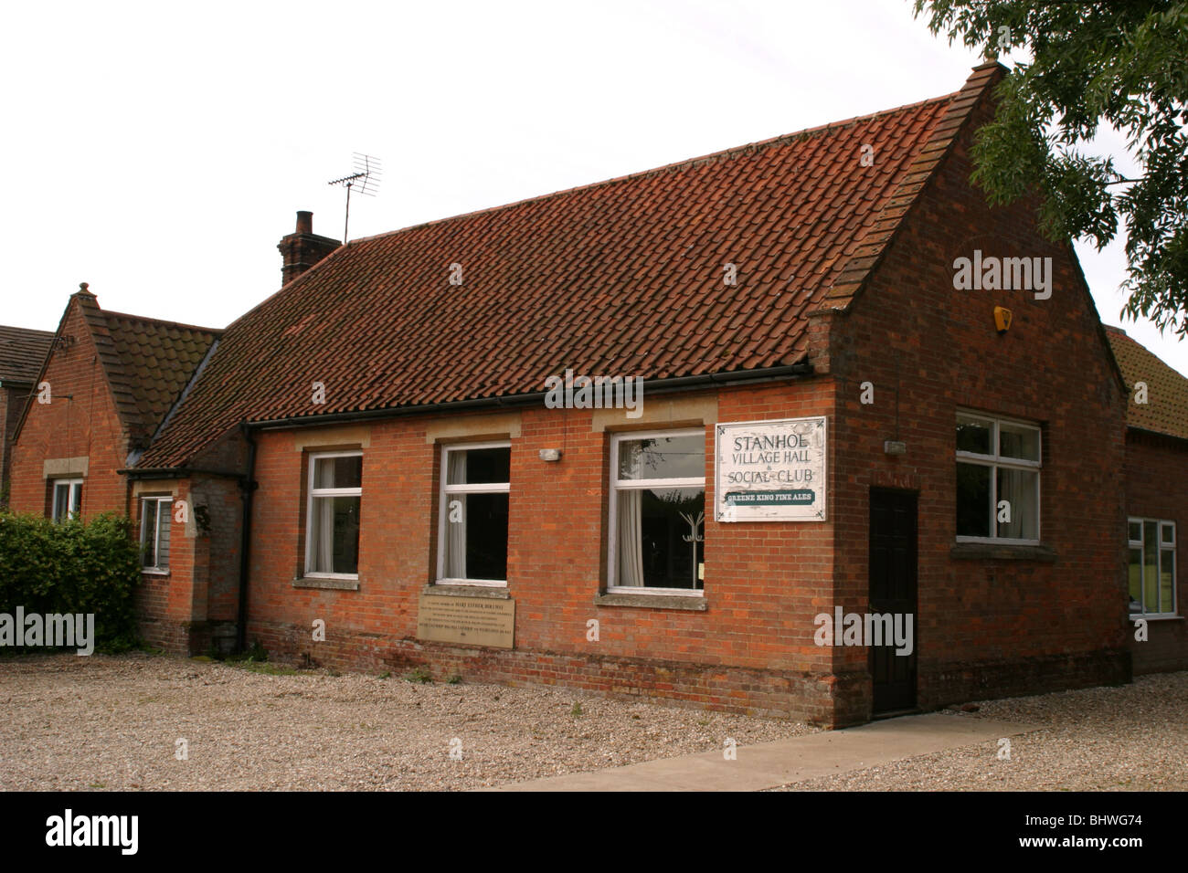 Stanhoe Village Hall Norfolk UK Stock Photo - Alamy