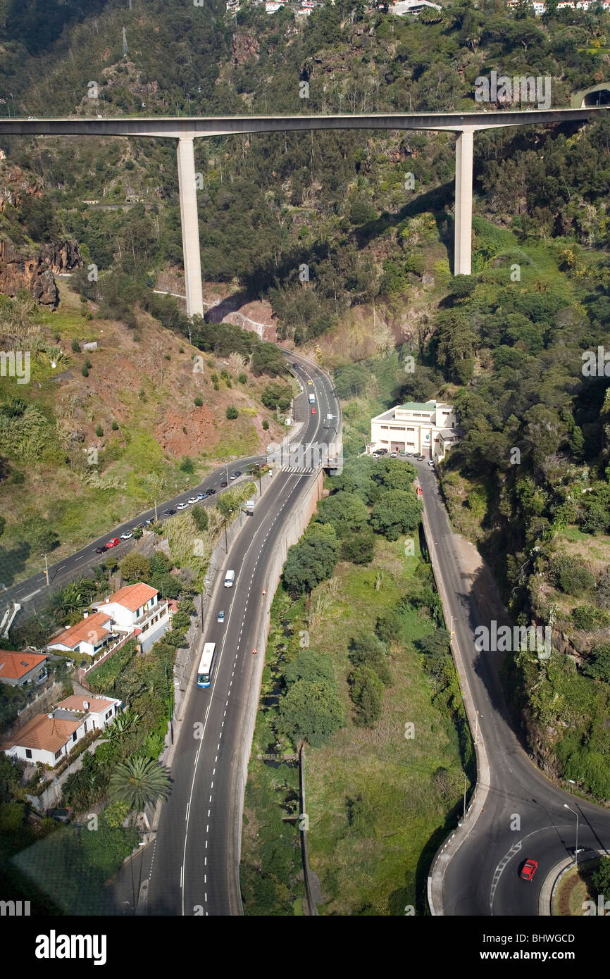 Road bridge over deep valley hi-res stock photography and images - Alamy