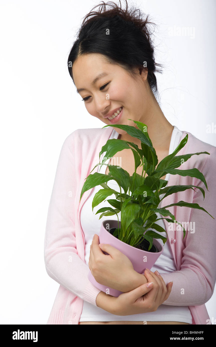 Woman in leisure time Stock Photo - Alamy