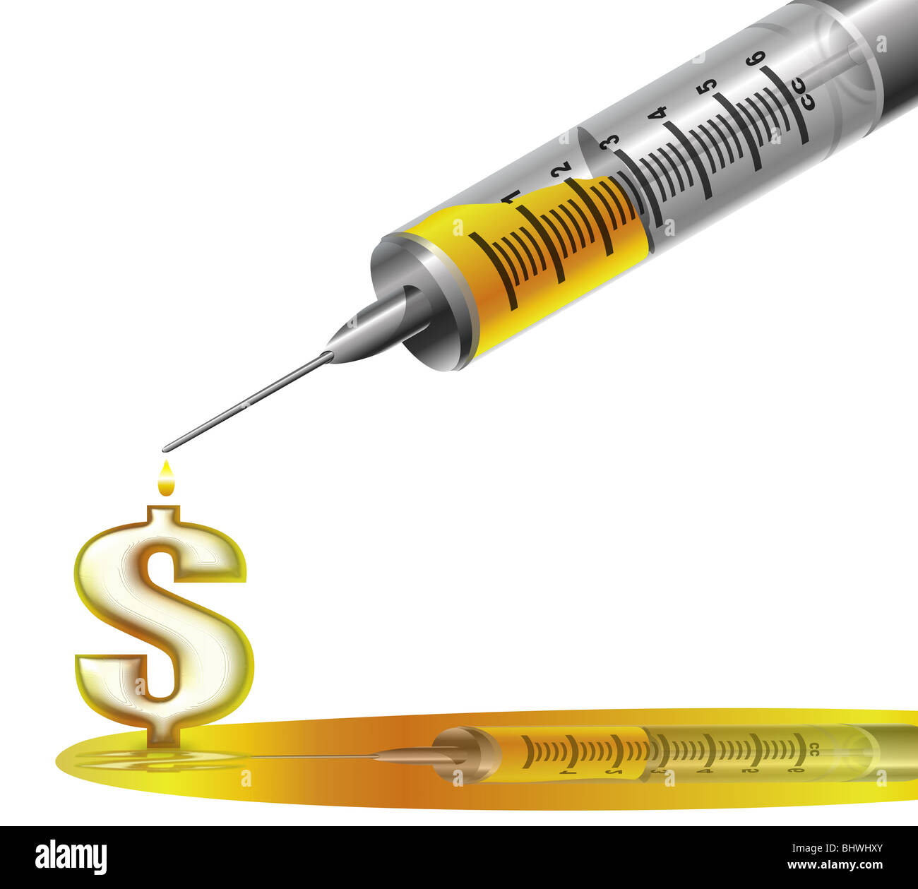 Cash Injection Concept Stock Photo - Alamy