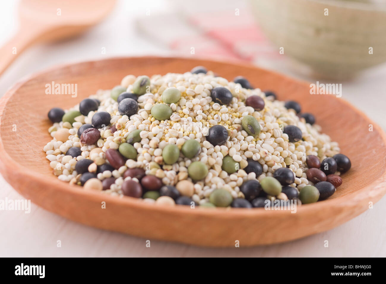 Millet and Rice Stock Photo - Alamy