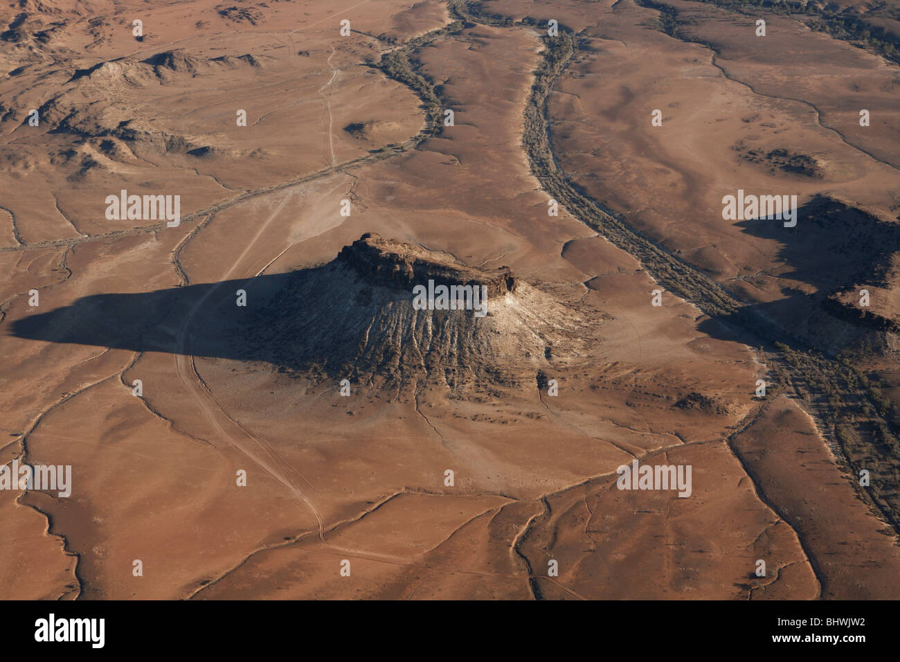 Aerial above the Outback, South Australia Stock Photo - Alamy