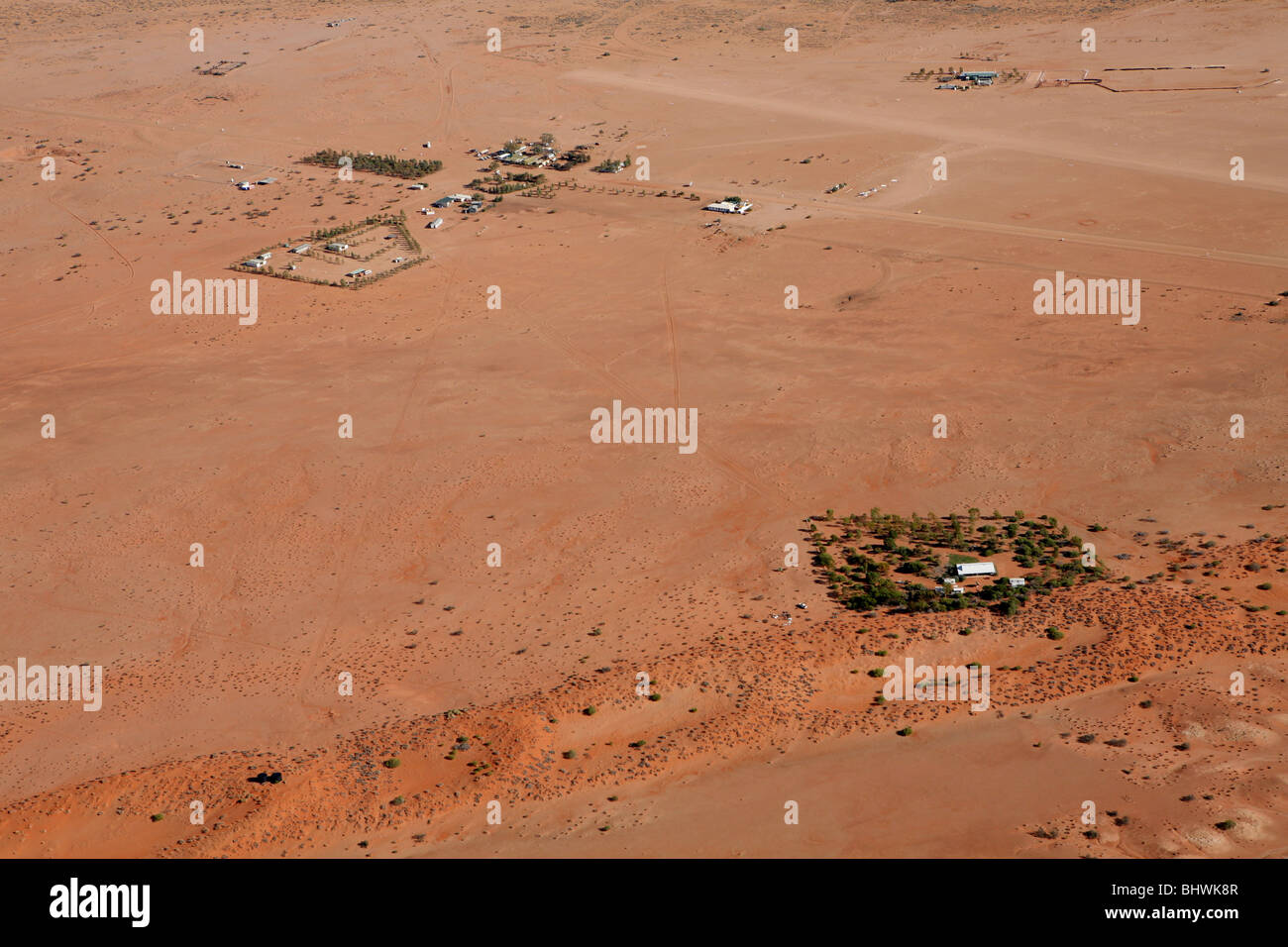 Aerial above the Outback, South Australia Stock Photo - Alamy
