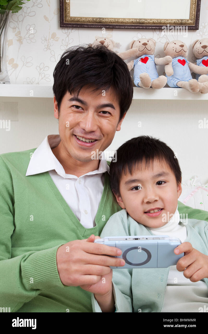 Father and Son Stock Photo - Alamy