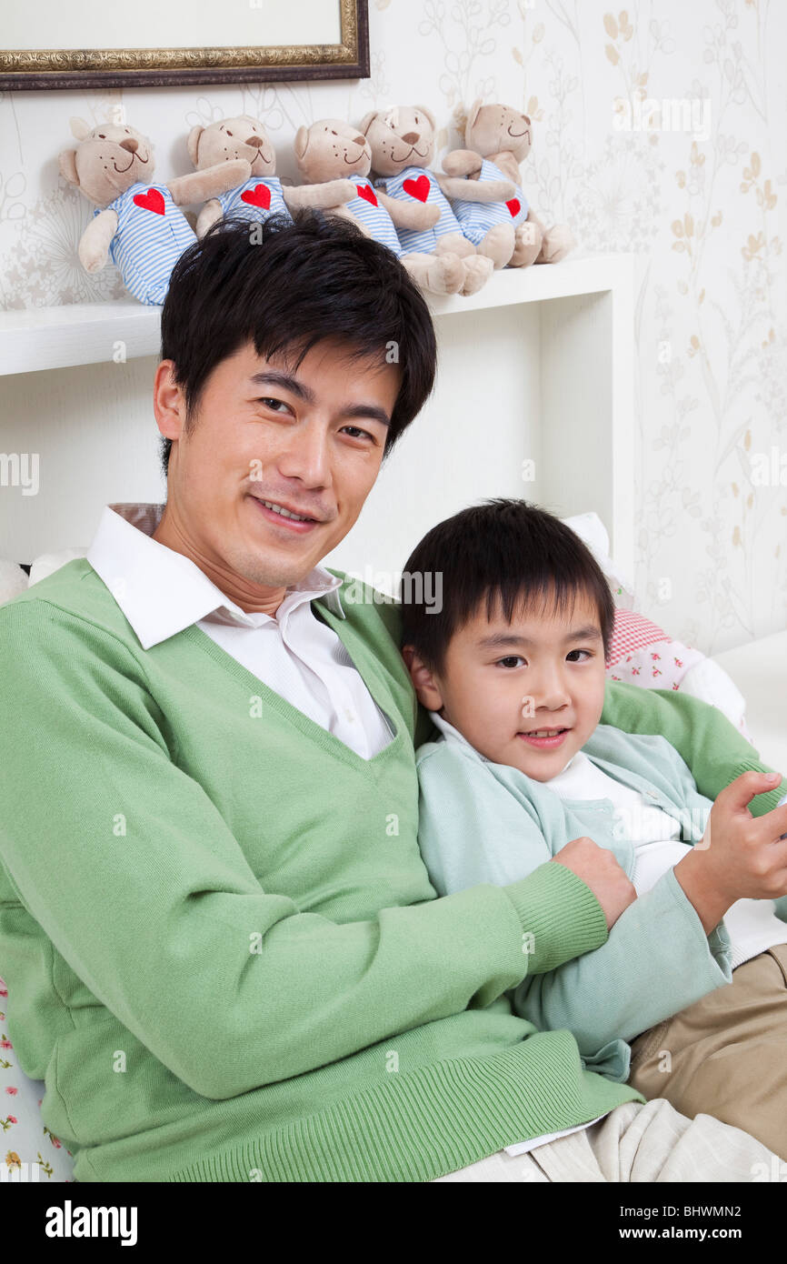 Father and Son Stock Photo - Alamy