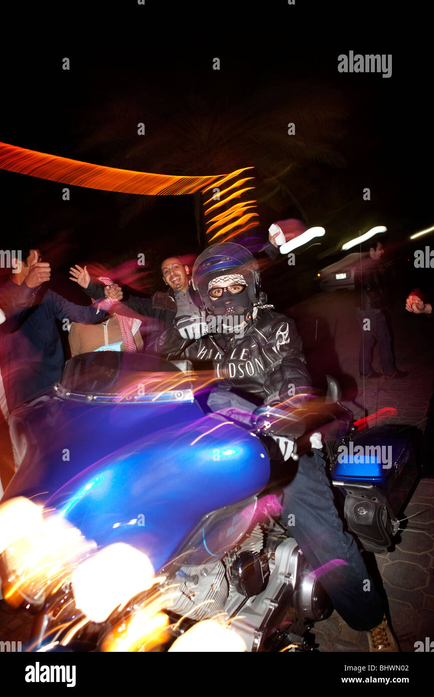 Harley Davidson bikers Riyadh Saudi Arabia Arabian Stock Photo - Alamy