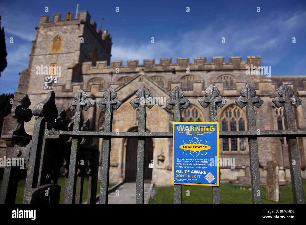 Generic sign for Smartwater, a forensic system used to prevent ...