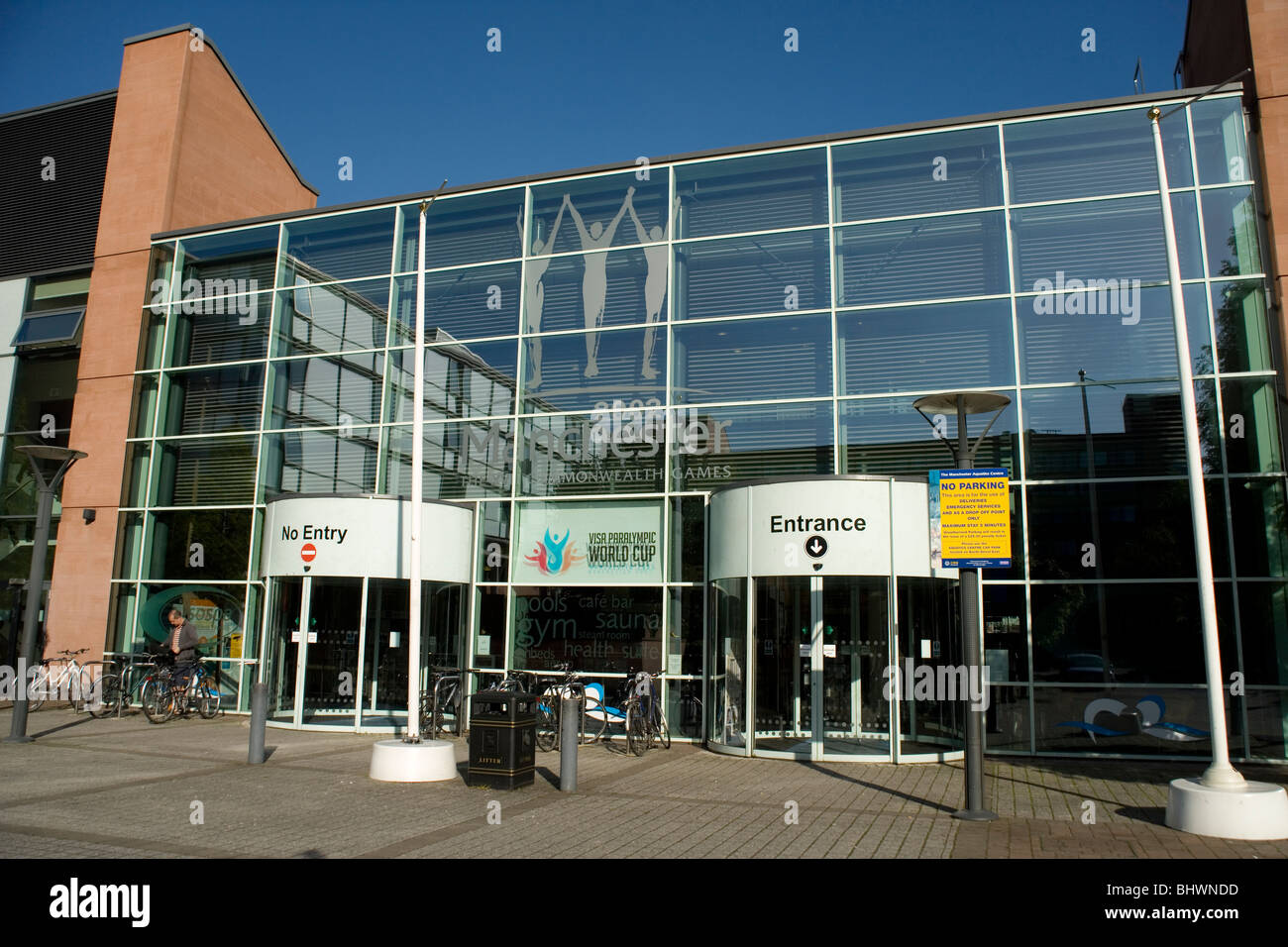 Manchester Aquatics Centre swimming pool Stock Photo - Alamy