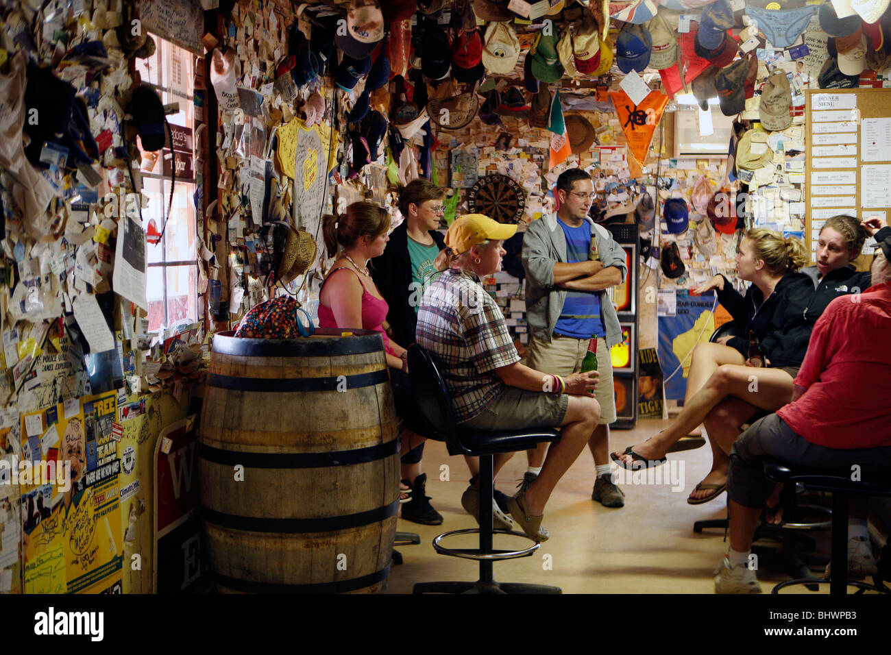 One of world's most remote pubs and hotel, in William Creek, Outback ...
