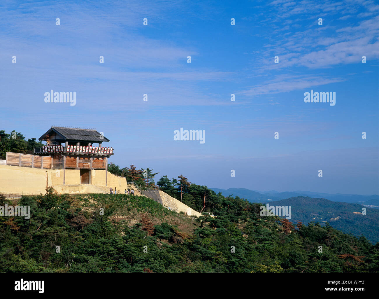 Ki Castle, Soja, Okayama, Japan Stock Photo - Alamy