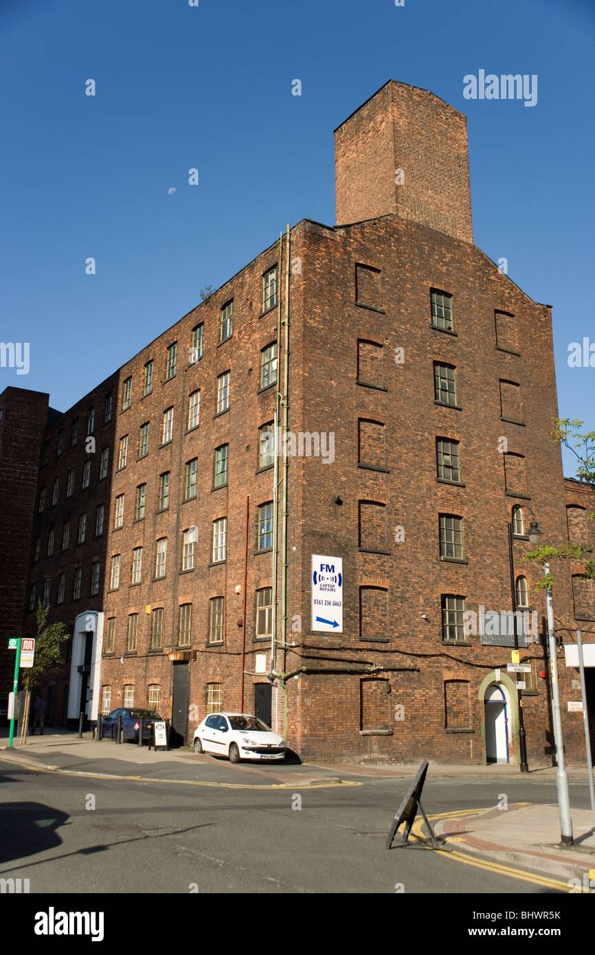 Old factory on Chester Street and Lower Ormond Street in Manchester ...
