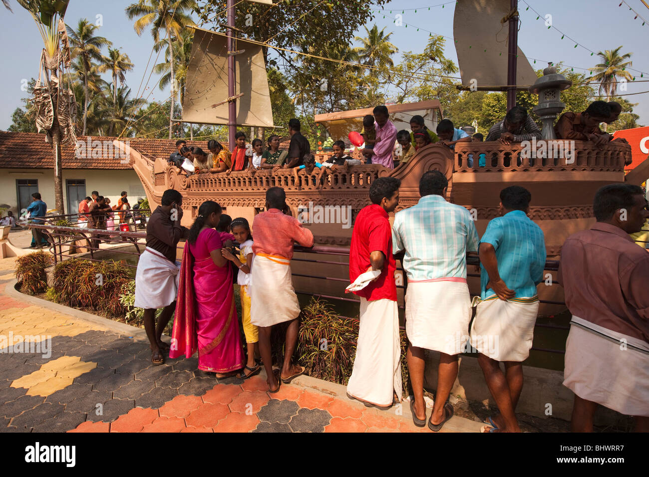 India, Kerala, Alappuzha, (Alleppey) Arthunkal, feast of St. Sebastian ...