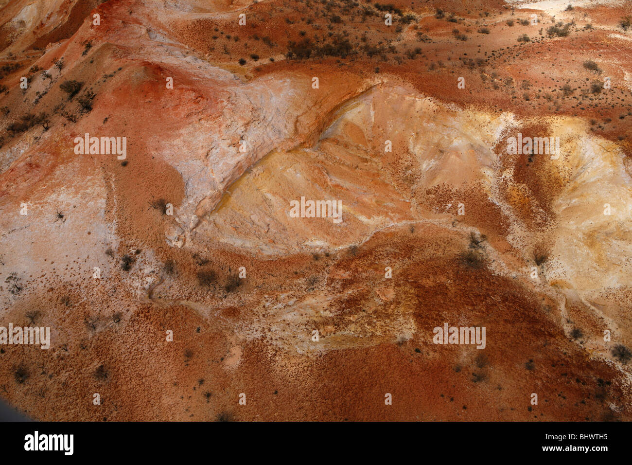 Aerial of the Painted Desert, Outback, South Australia Stock Photo - Alamy