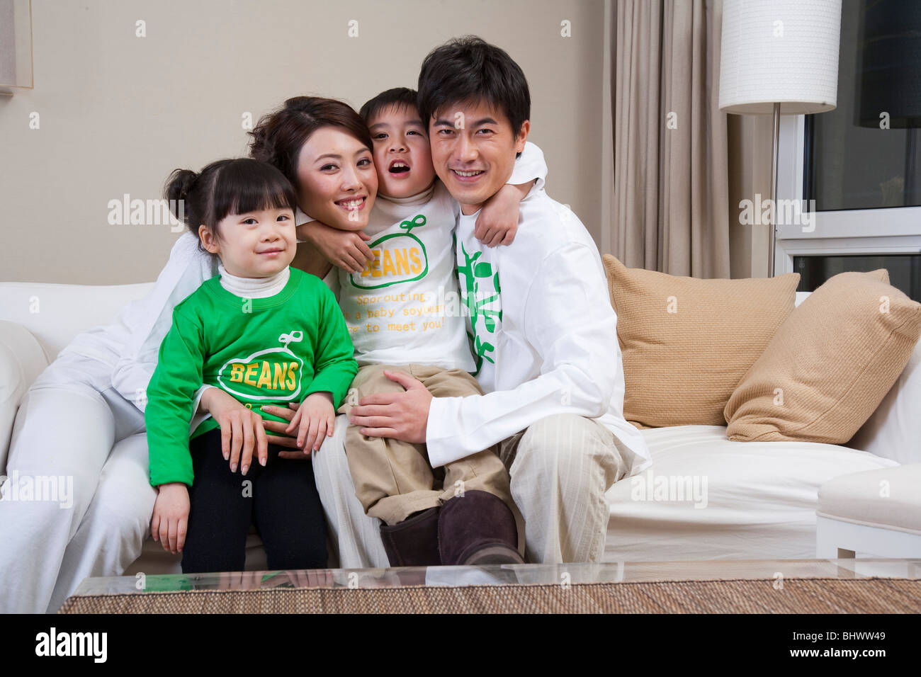 Beijing china family group hi-res stock photography and images - Alamy