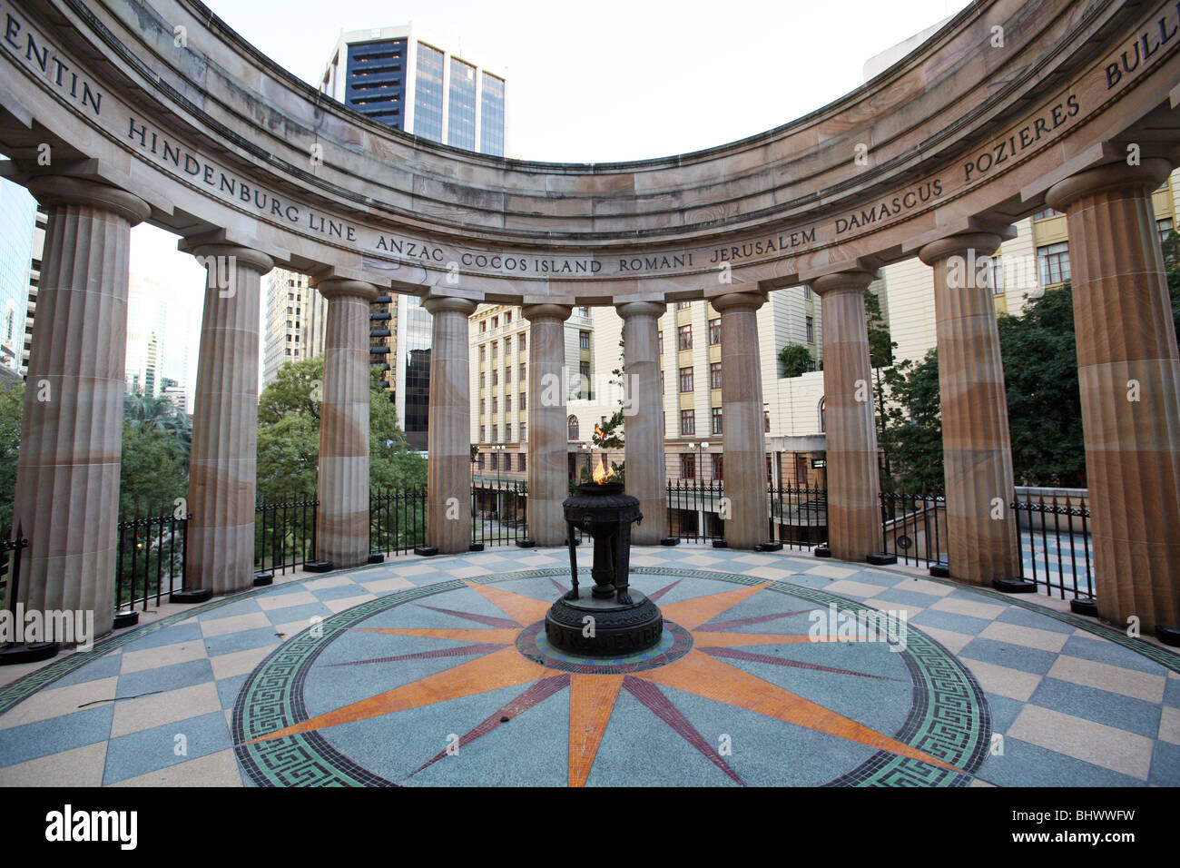 ANZAC Square, Brisbane, between Ann and Adelaide Streets - War Memorial ...