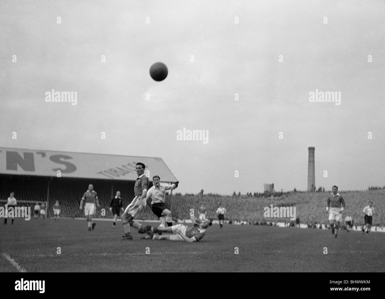 Home Championship International and 1954 World Cup Qualifying match at ...