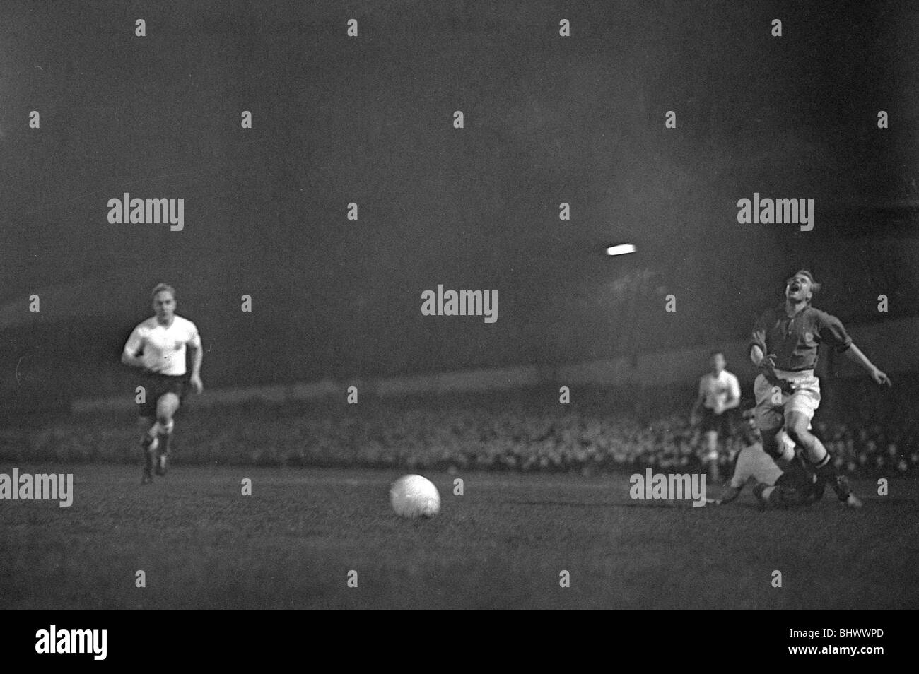 1958 World Cup Qualifying match at Molineux, Wolverhampton. England 5 v ...