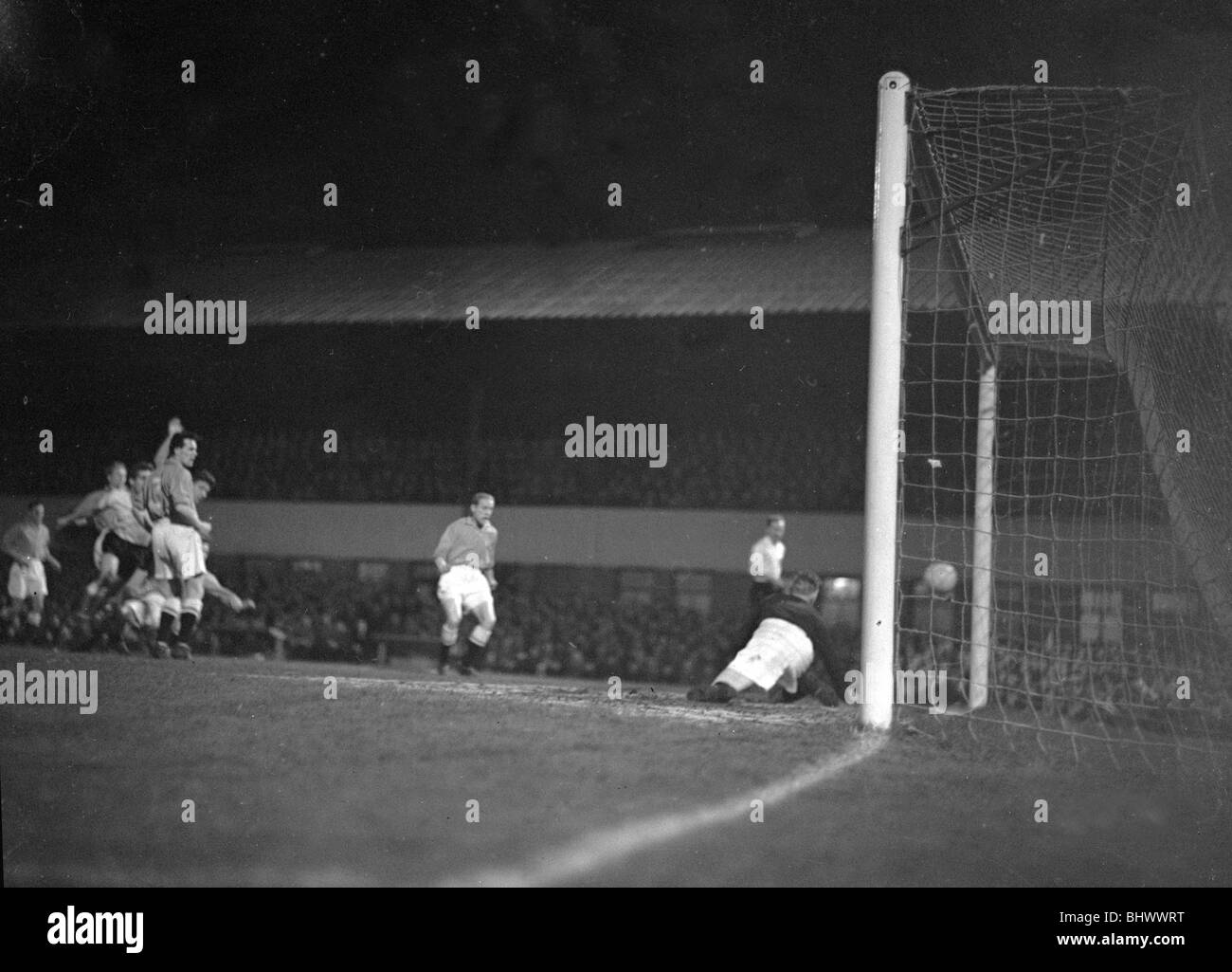 1958 World Cup Qualifying match Molineux, Wolverhampton. England 5 v ...