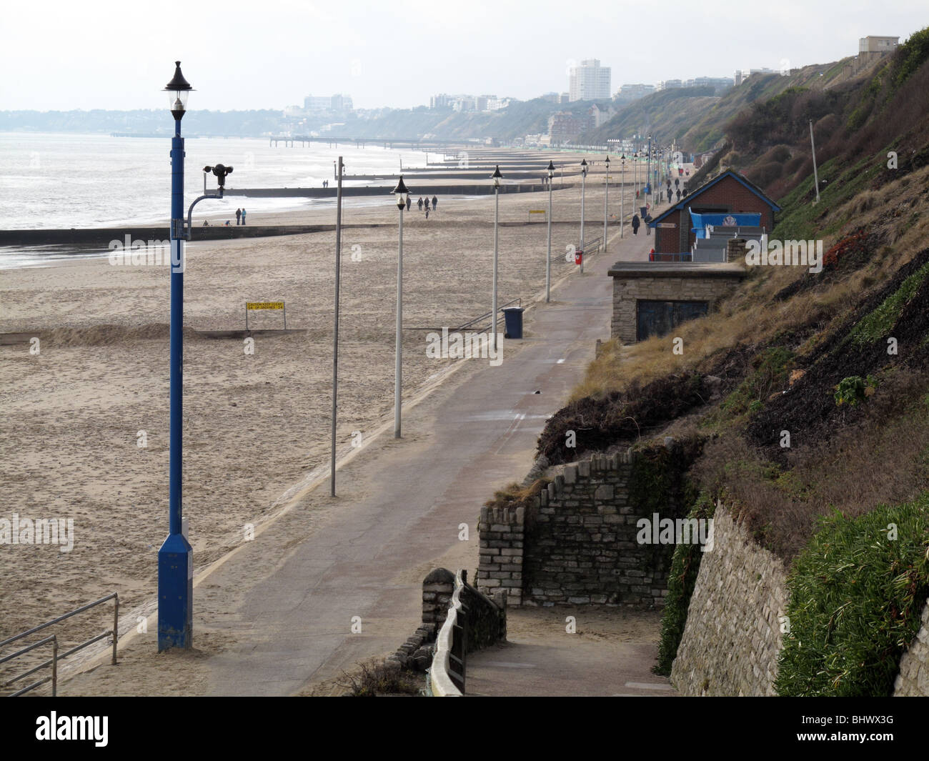 Bournemouth promenade (westwards Stock Photo - Alamy
