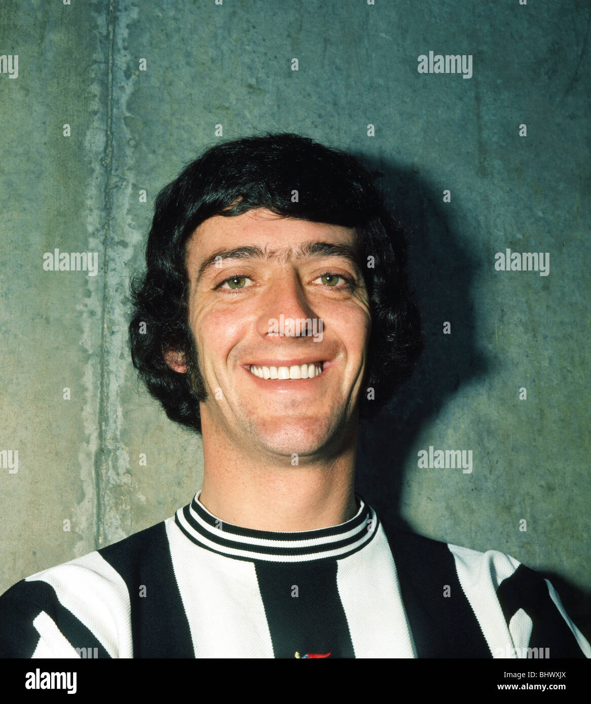 Portrait of Newcastle United's Terry Hibbitt, taken during a pre-season ...