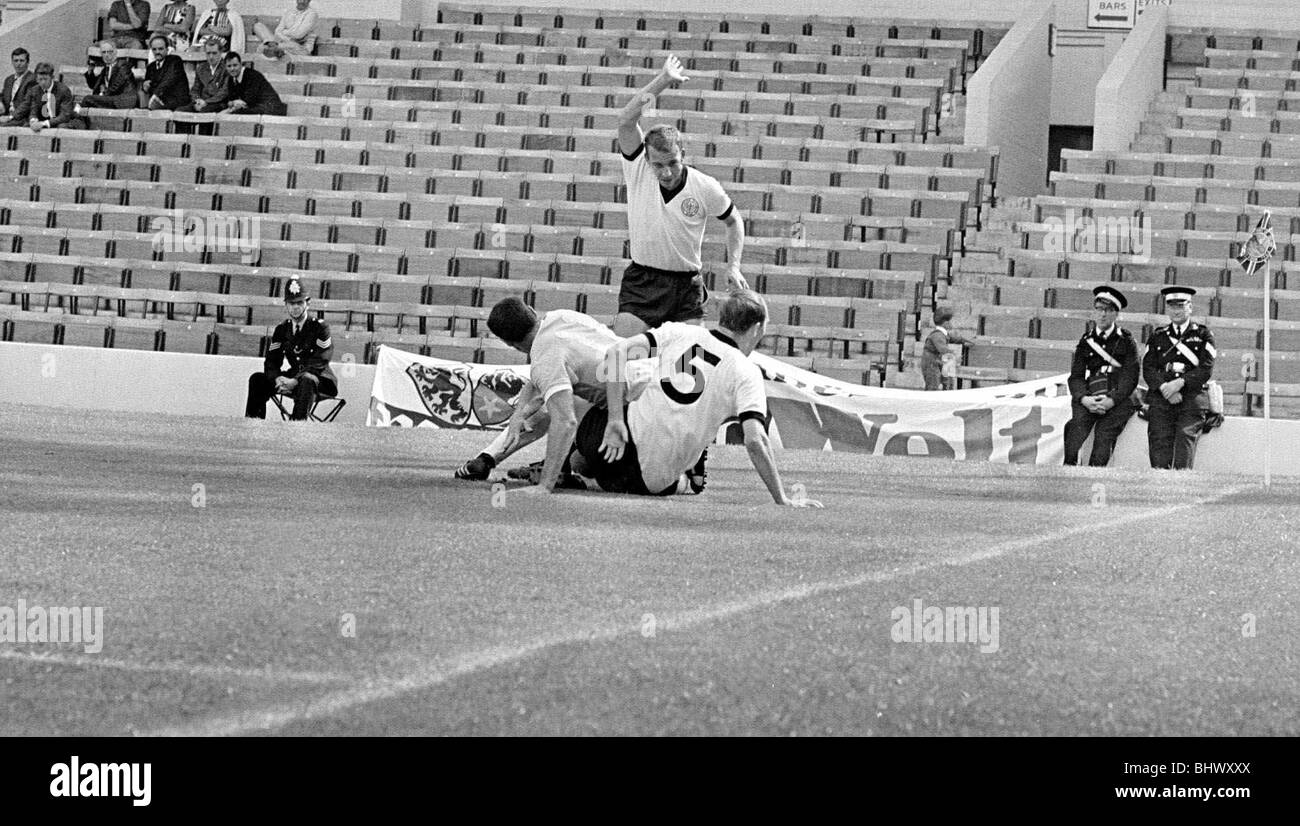 World Cup Quarter Finals West Germany versus Uruguay 24 July 1966 Stock ...