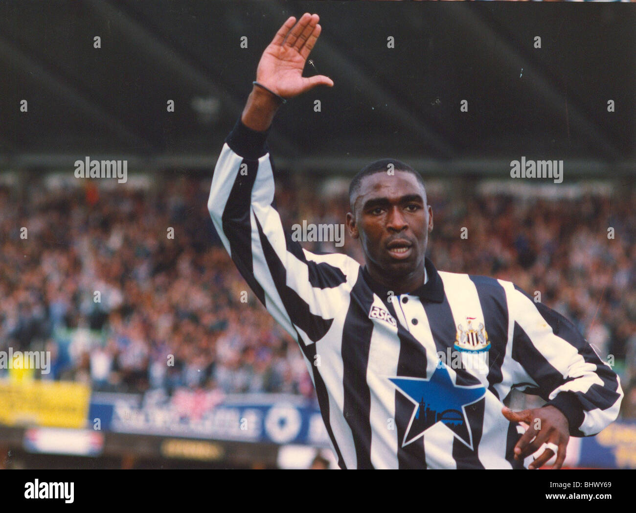 Newcastle United player Andy Cole October 1993 Towards the end of the ...