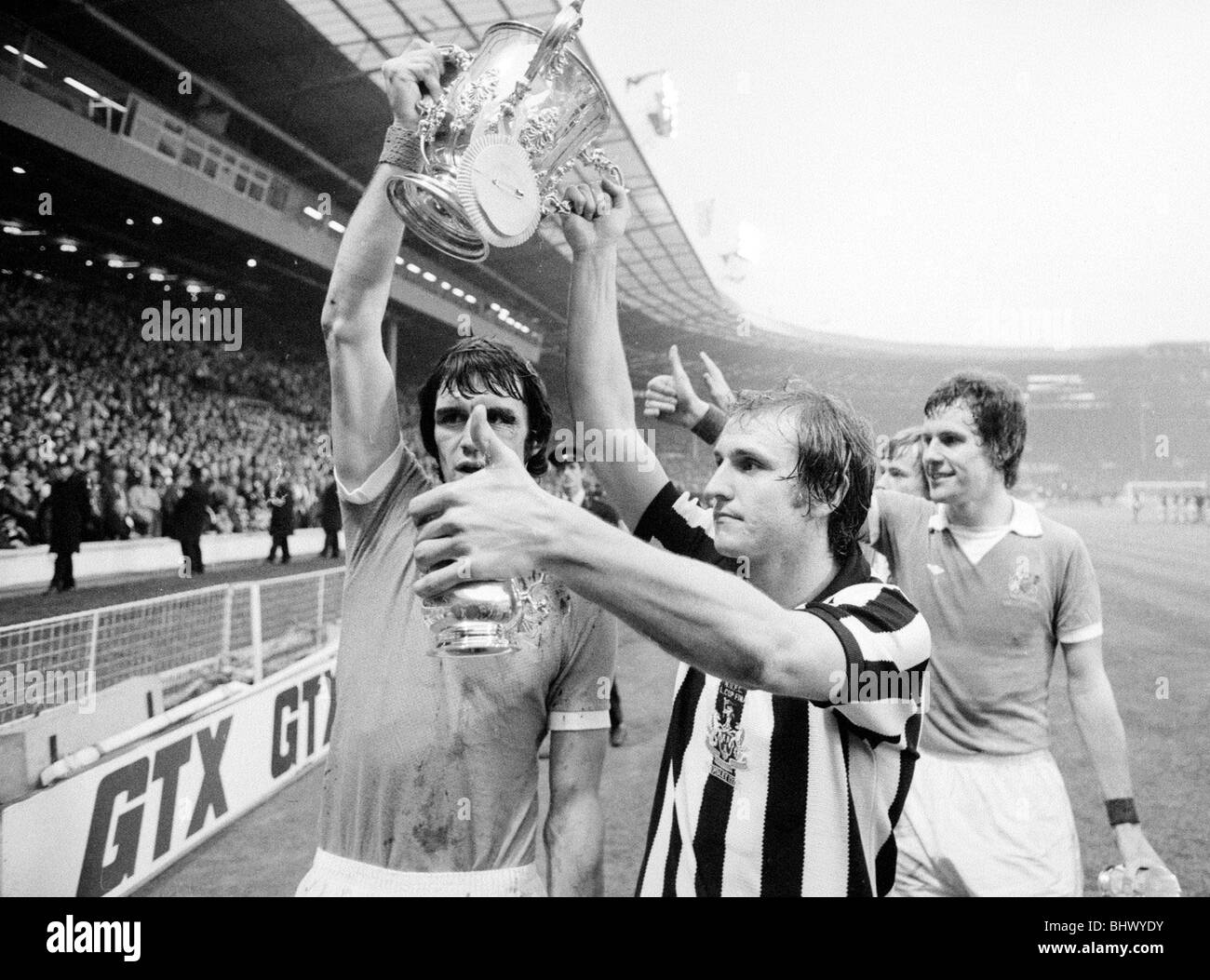 1976 League Cup Final at Wembley Stadium. Manchester city 2 v Newcastle ...