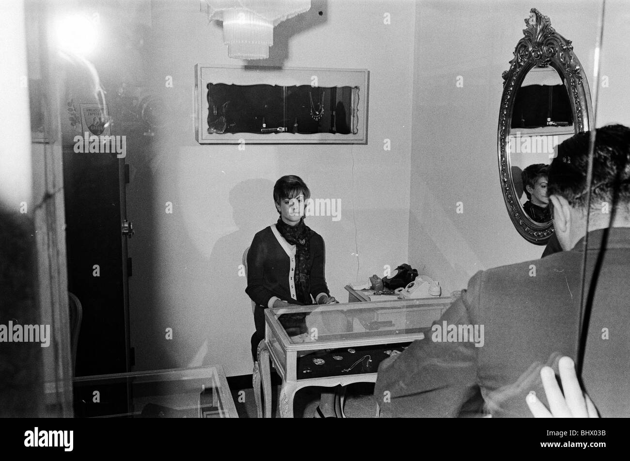 Police interviewing Carla Padilla the shop assistant who claims that ...