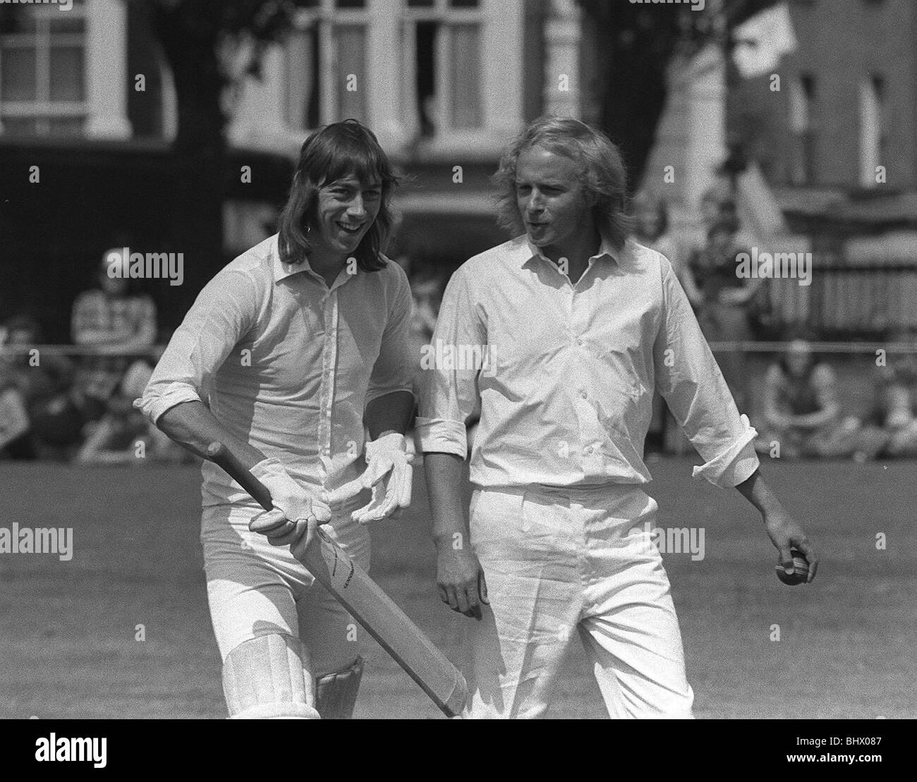 Charlie George football player for Arsenal playing in a charity Cricket ...