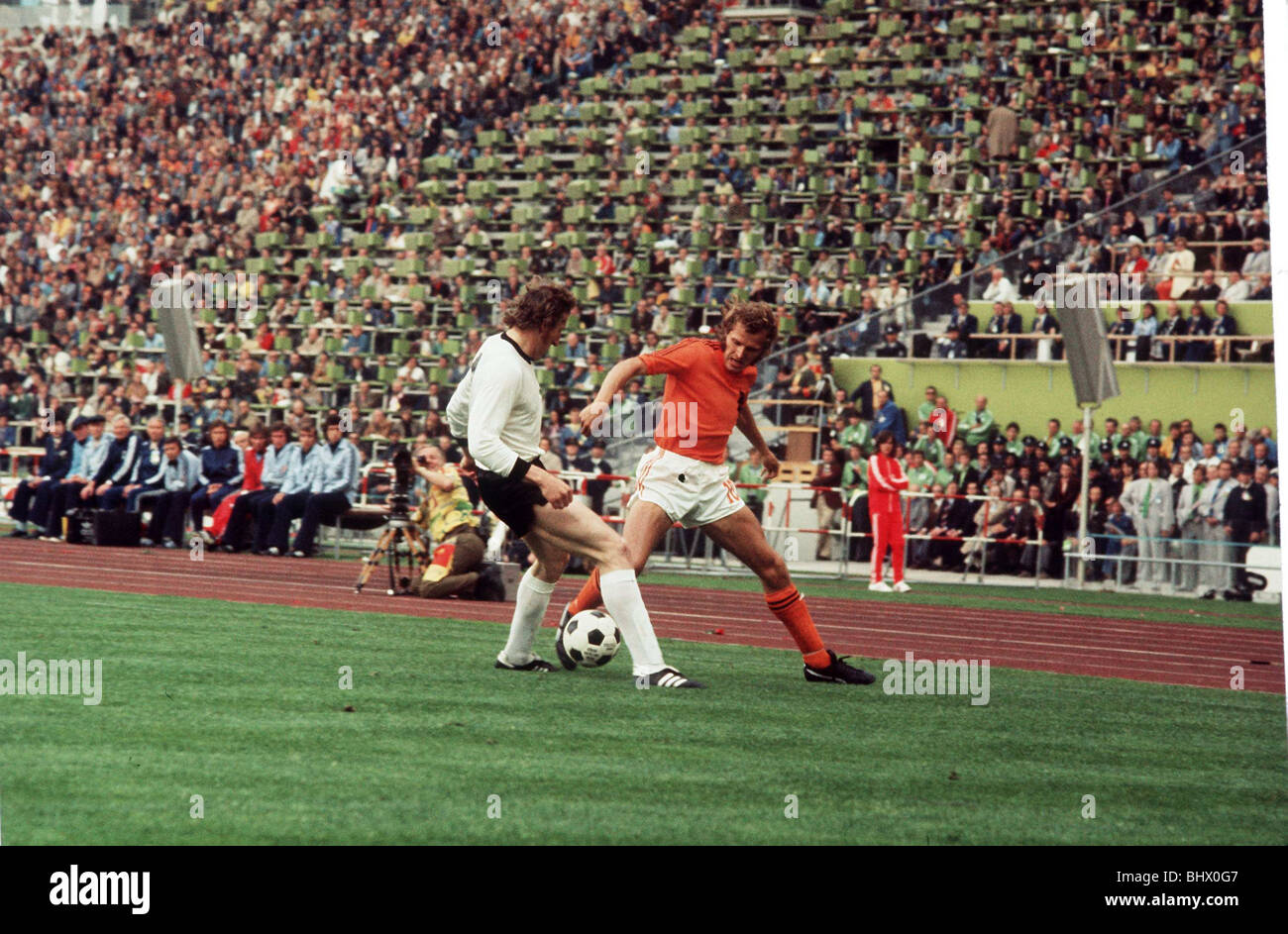 Holland West Germany World Cup 1974 Schwarzenbeck Van de Kerkhof or van ...