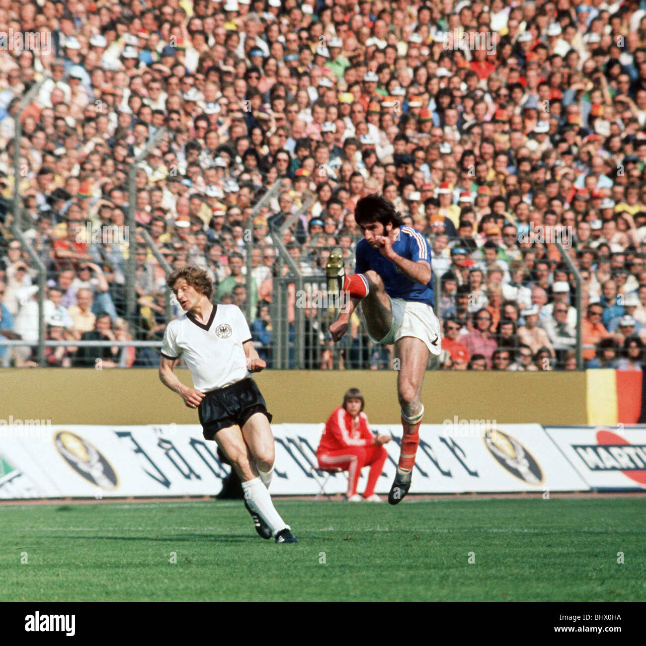 Yugoslavia v West Germany World Cup 1974 football Ivan Buljan of ...