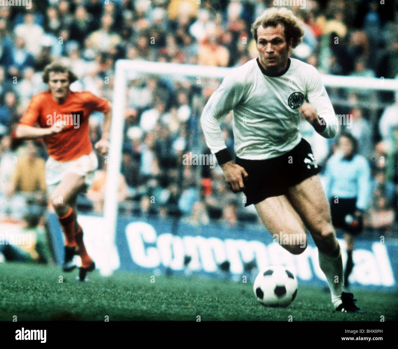 Football World Cup 1974 West Germany 2 Holland 1 at Munich Hoeness ...