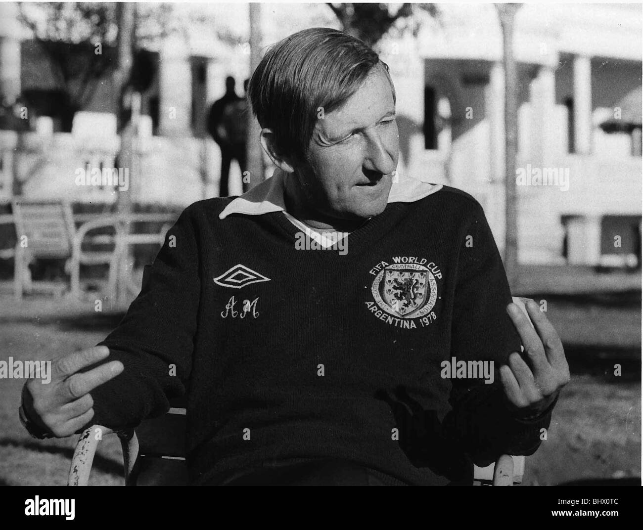 Football World Cup 1978 Scotland manager Ally MacLeod in Argentina ...