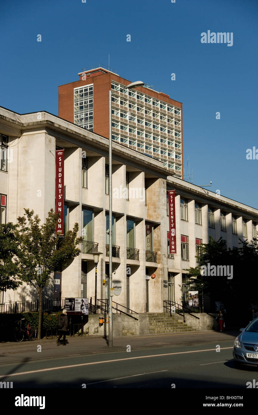 The Students Union Building on Oxford Road in the University of ...