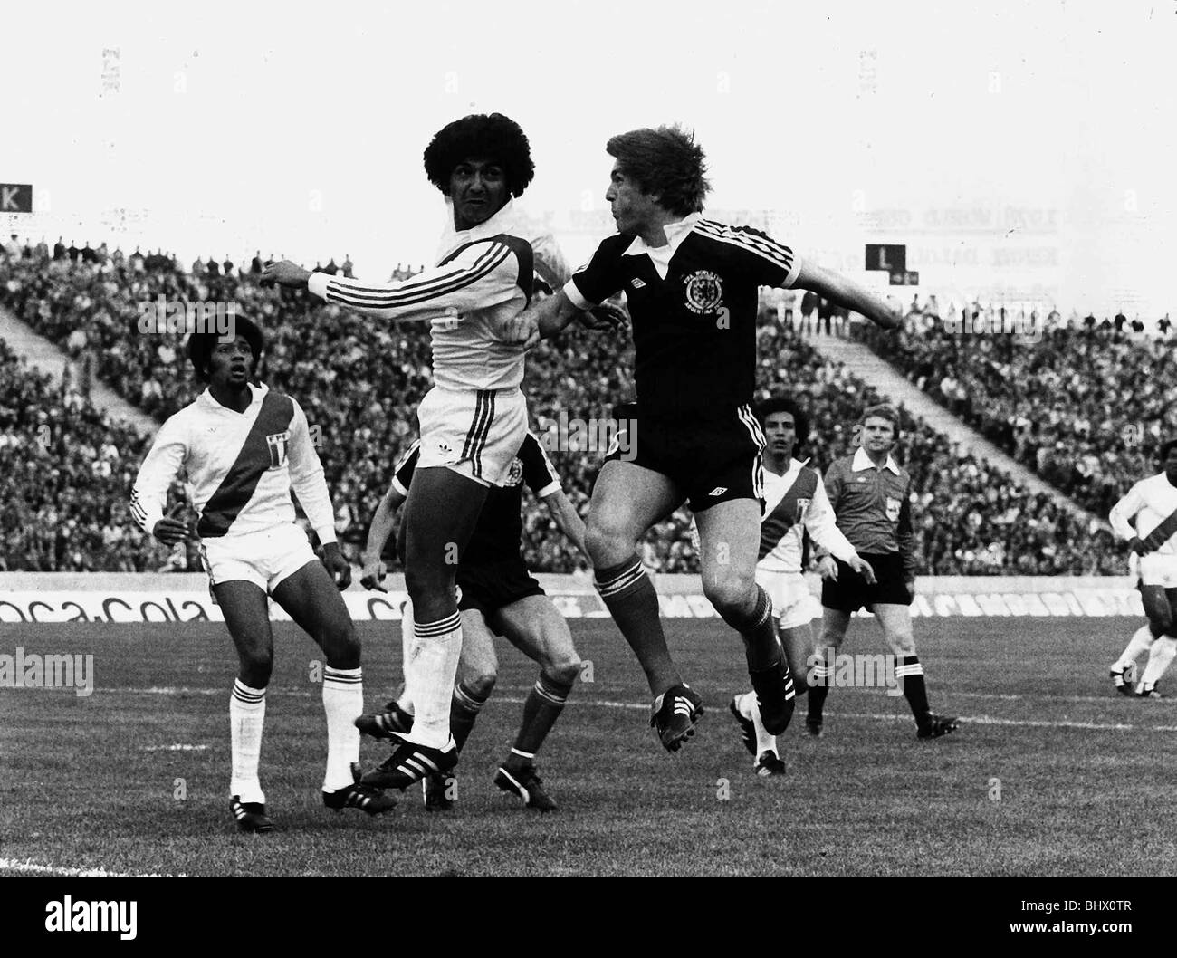 Football World Cup 1978 Peru 3 Scotland 1 in Cordoba Kenny Dalglish ...
