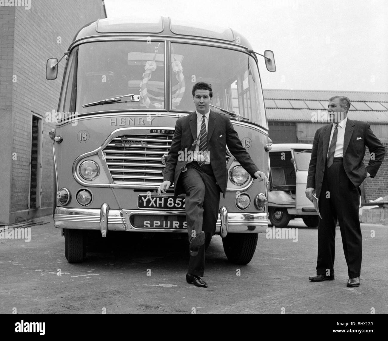 Team bus Black and White Stock Photos & Images - Alamy