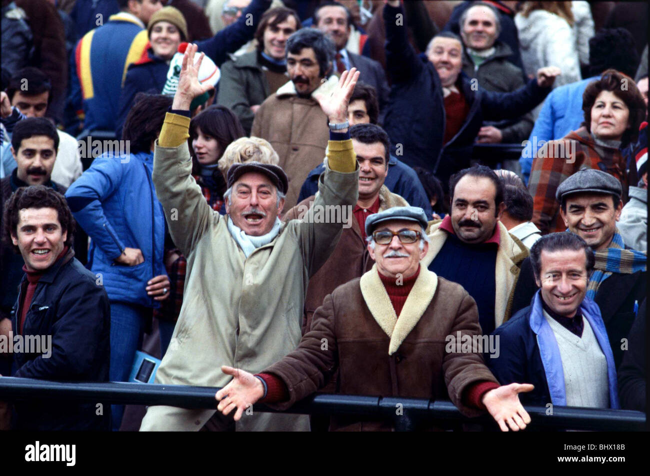 World Cup 1978 Group 1 France 1 Italy 2 Italian fans Mar Del Plata ...