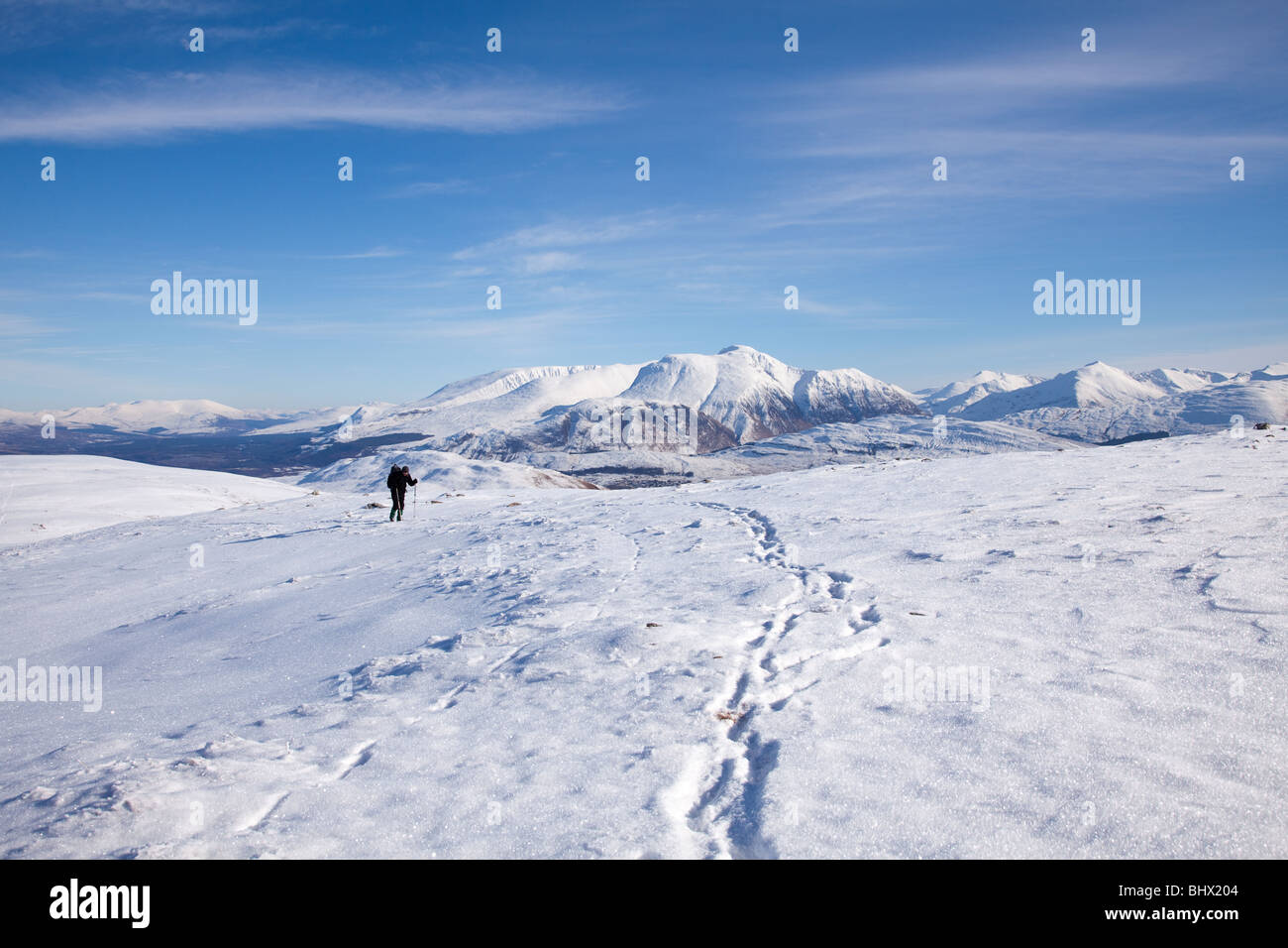 Ben Nevis, Aonach Mor, Aonach Beag, the Mamores and the Grey Corries ...