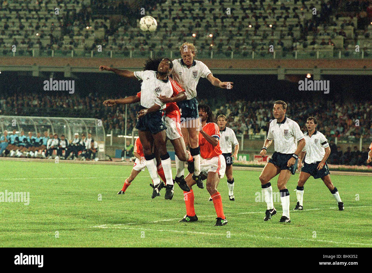 World cup 1990 Group F England 0 Holland 0 England Mark Wright and John ...