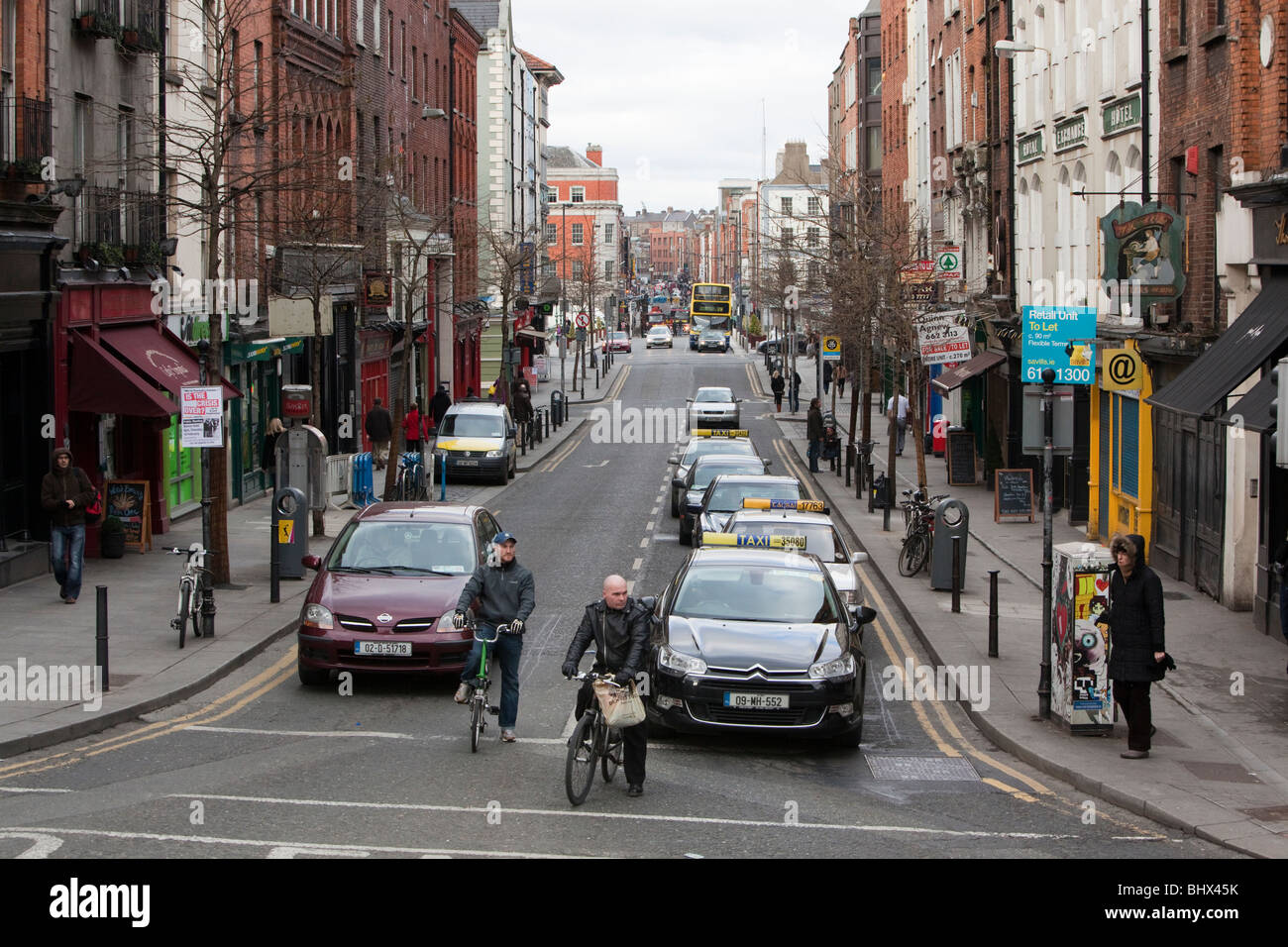 A street in Dublin, Ireland Stock Photo - Alamy