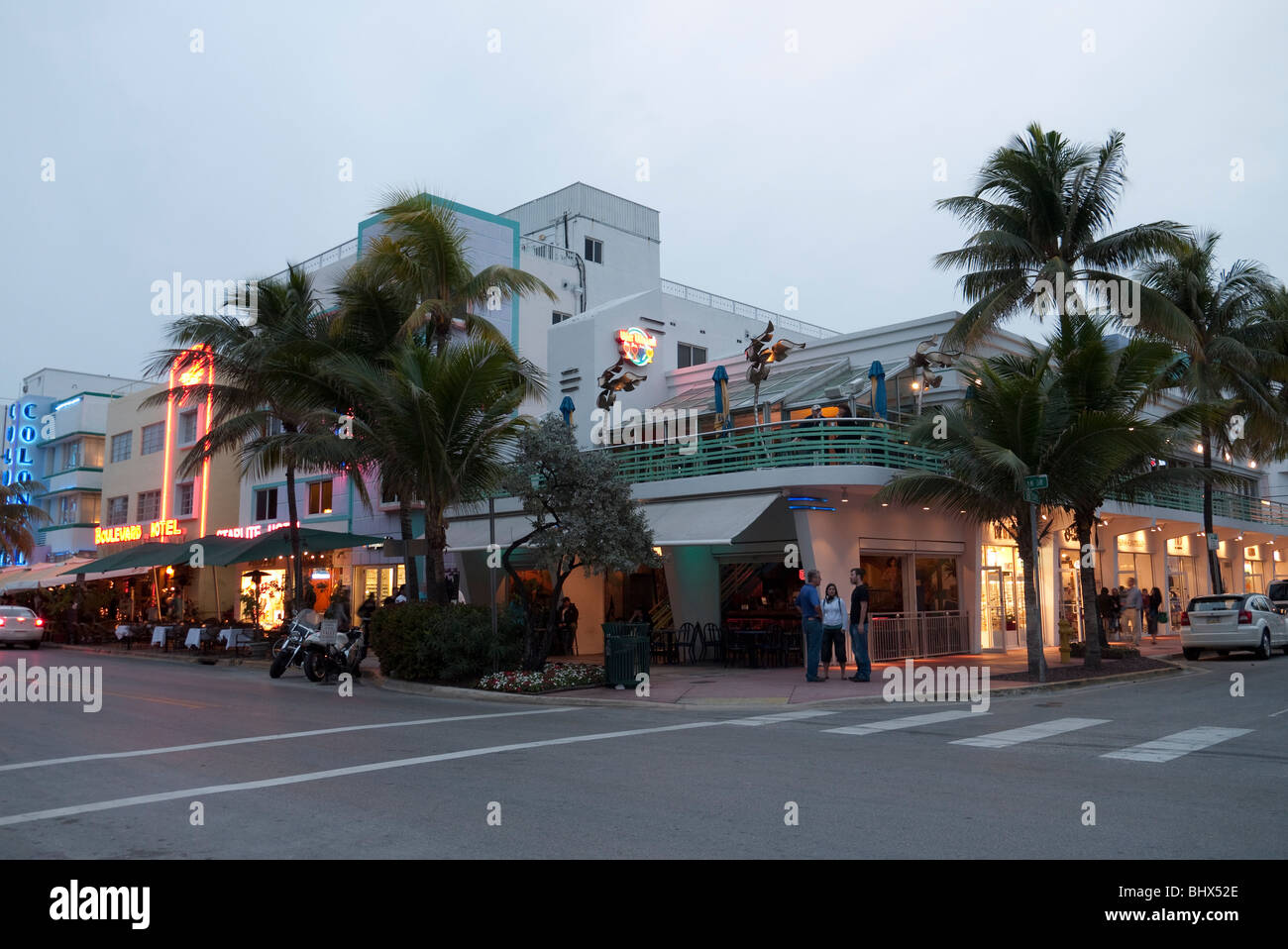 Ocean Drive,Miami South Beach Florida Stock Photo - Alamy