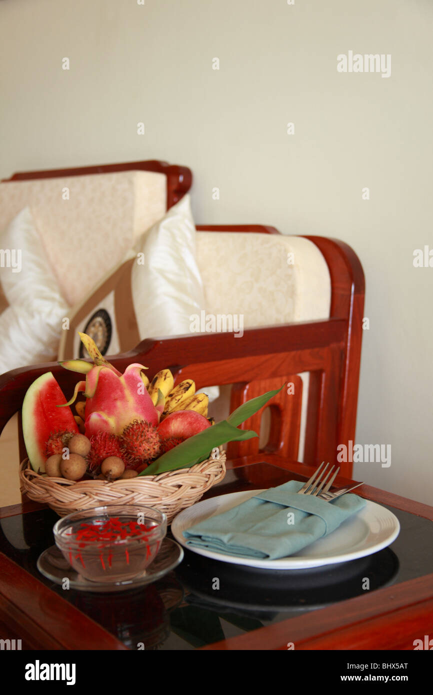 Amenities in a 5 star hotel Stock Photo - Alamy